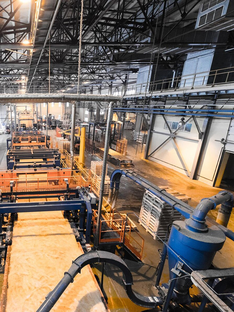 Fire protection installations in production halls