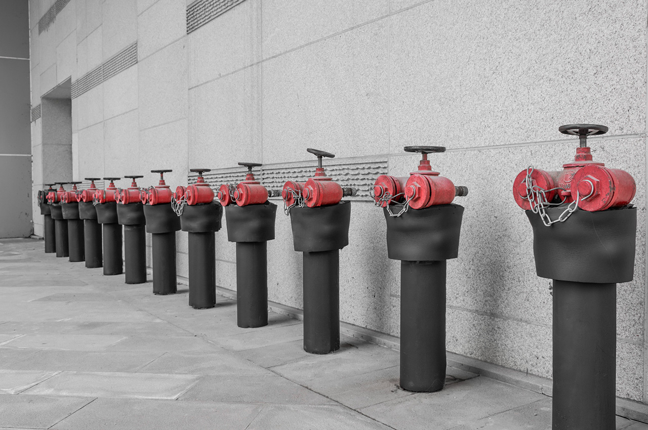 How do hydrant installations support fire protection?